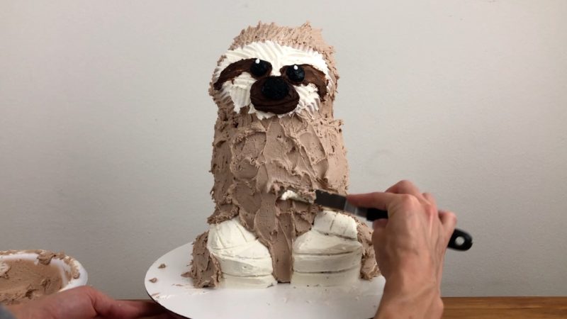 Sloth Cake Tutorial – British Girl Bakes