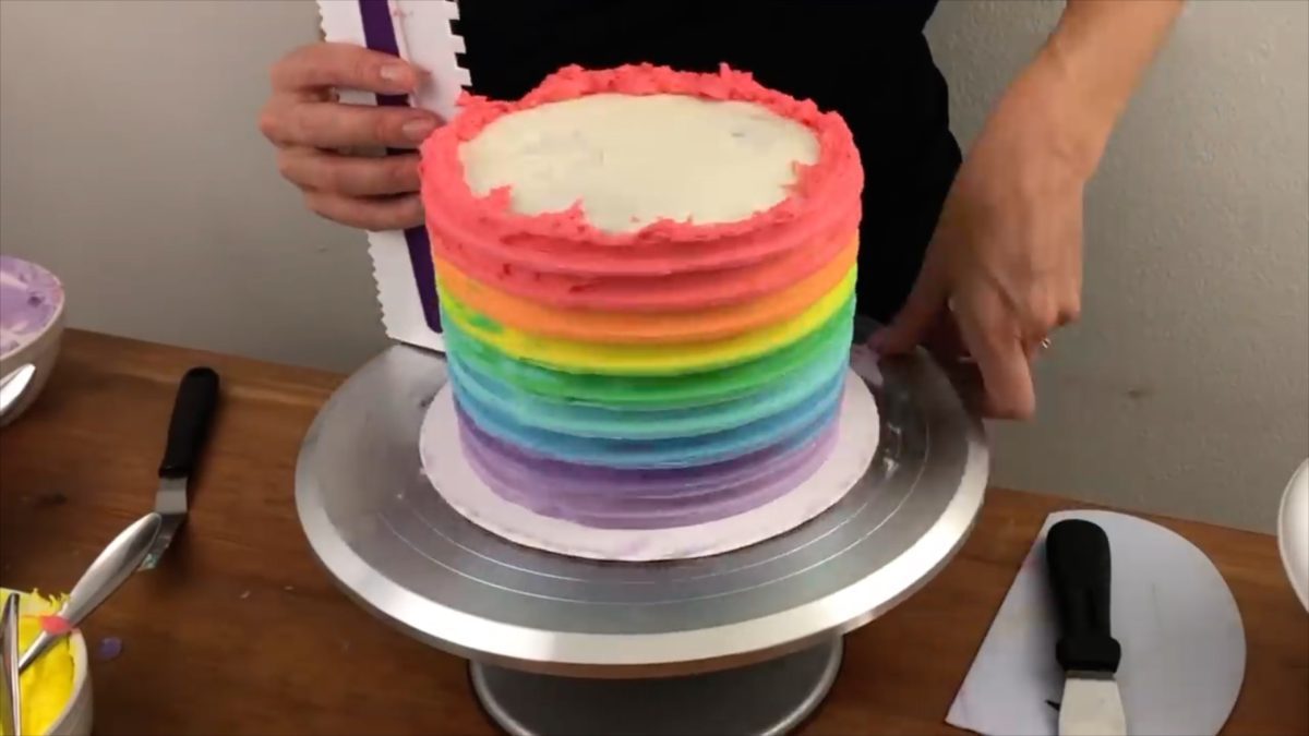 4 Secrets for Perfect Stripes on Cakes – British Girl Bakes