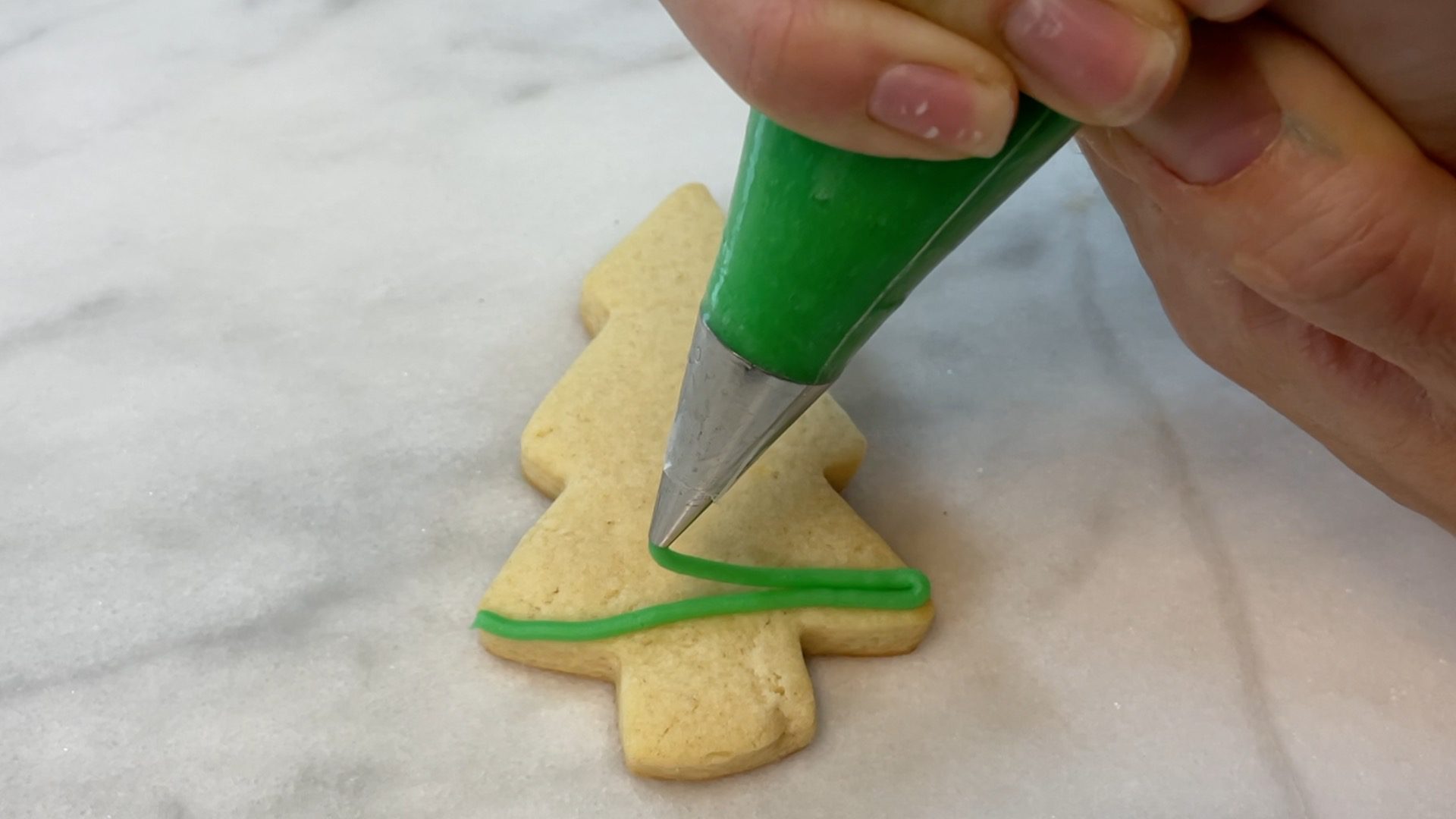 Easy Buttercream Christmas Cookies – British Girl Bakes