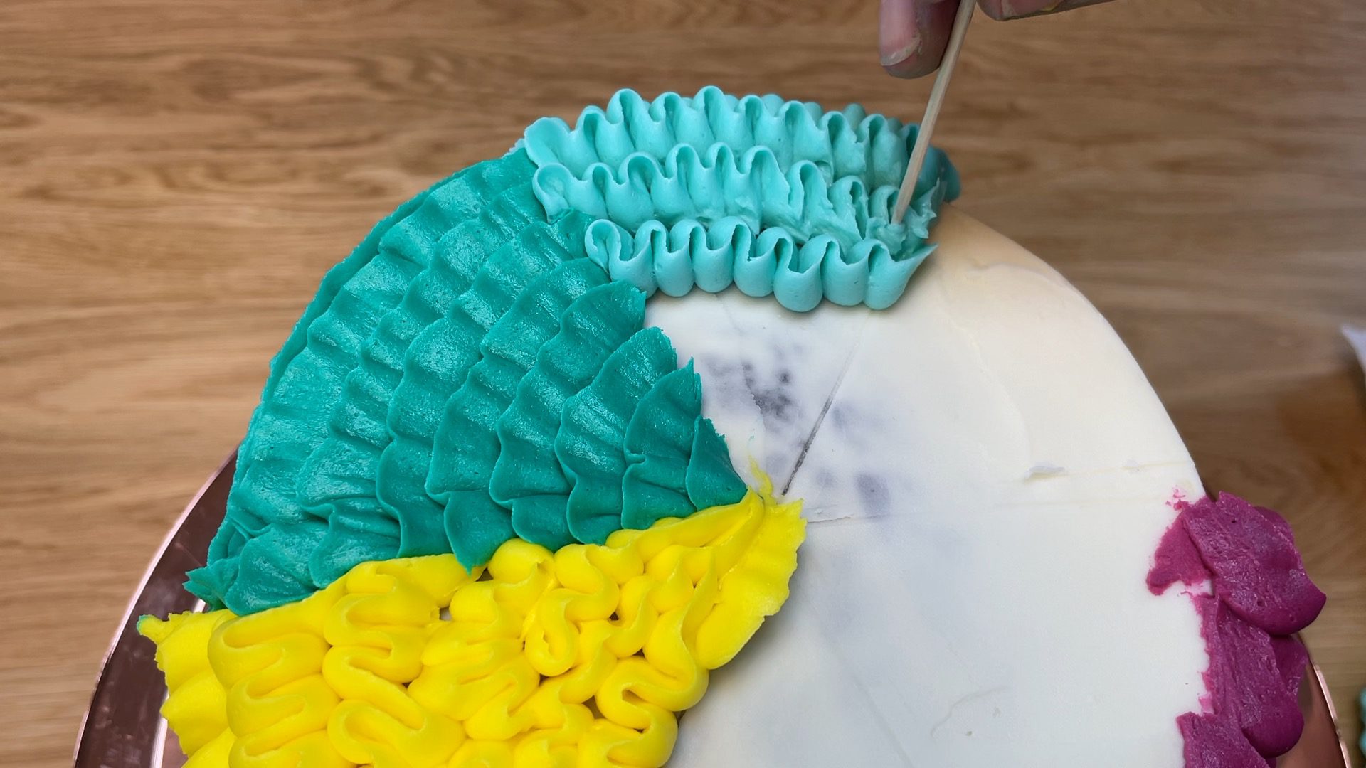 6 Easy Piping Techniques for Frosting Cakes with NO Turntable – British ...