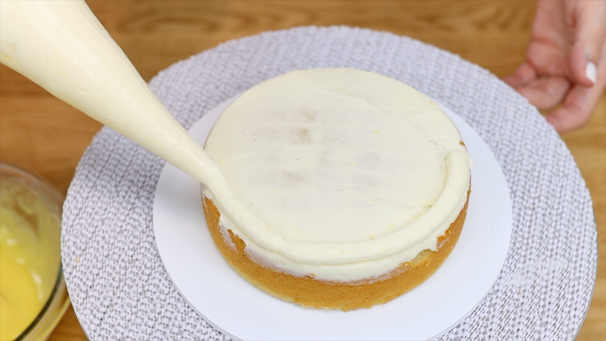 Lemon and Raspberry Cake - British Girl Bakes