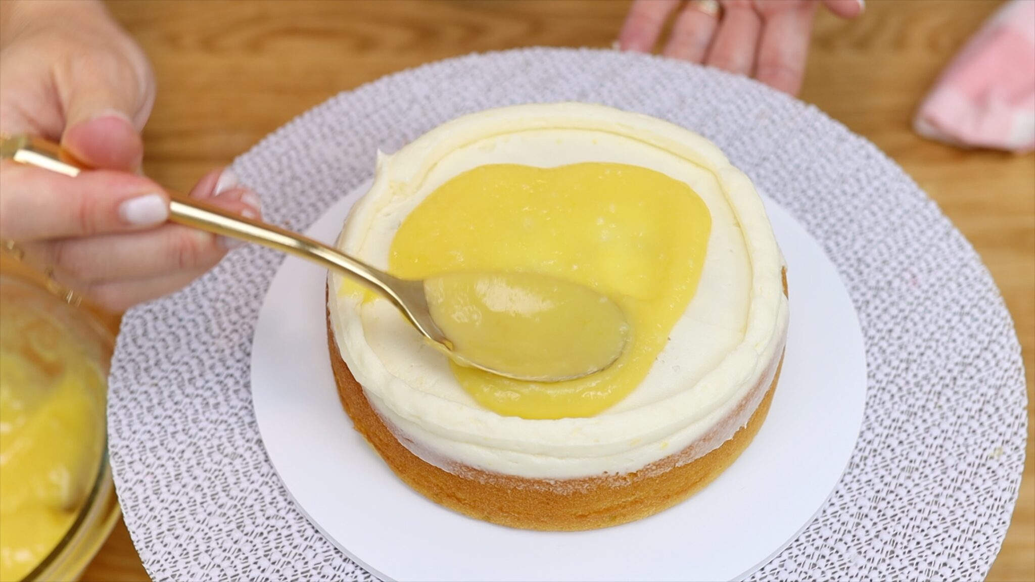 Lemon and Raspberry Cake - British Girl Bakes