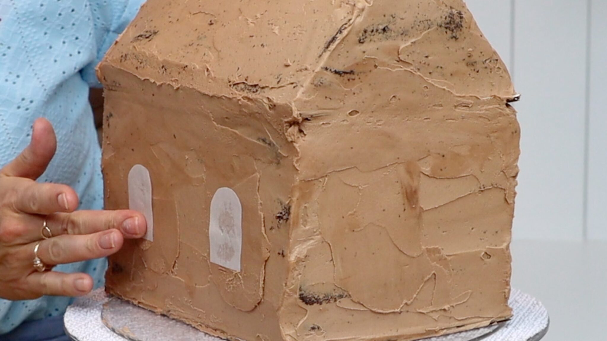 Gingerbread House Cake Tutorial - British Girl Bakes