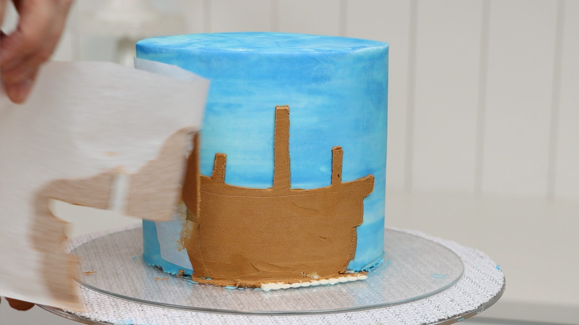 Pirate Ship Cake - British Girl Bakes