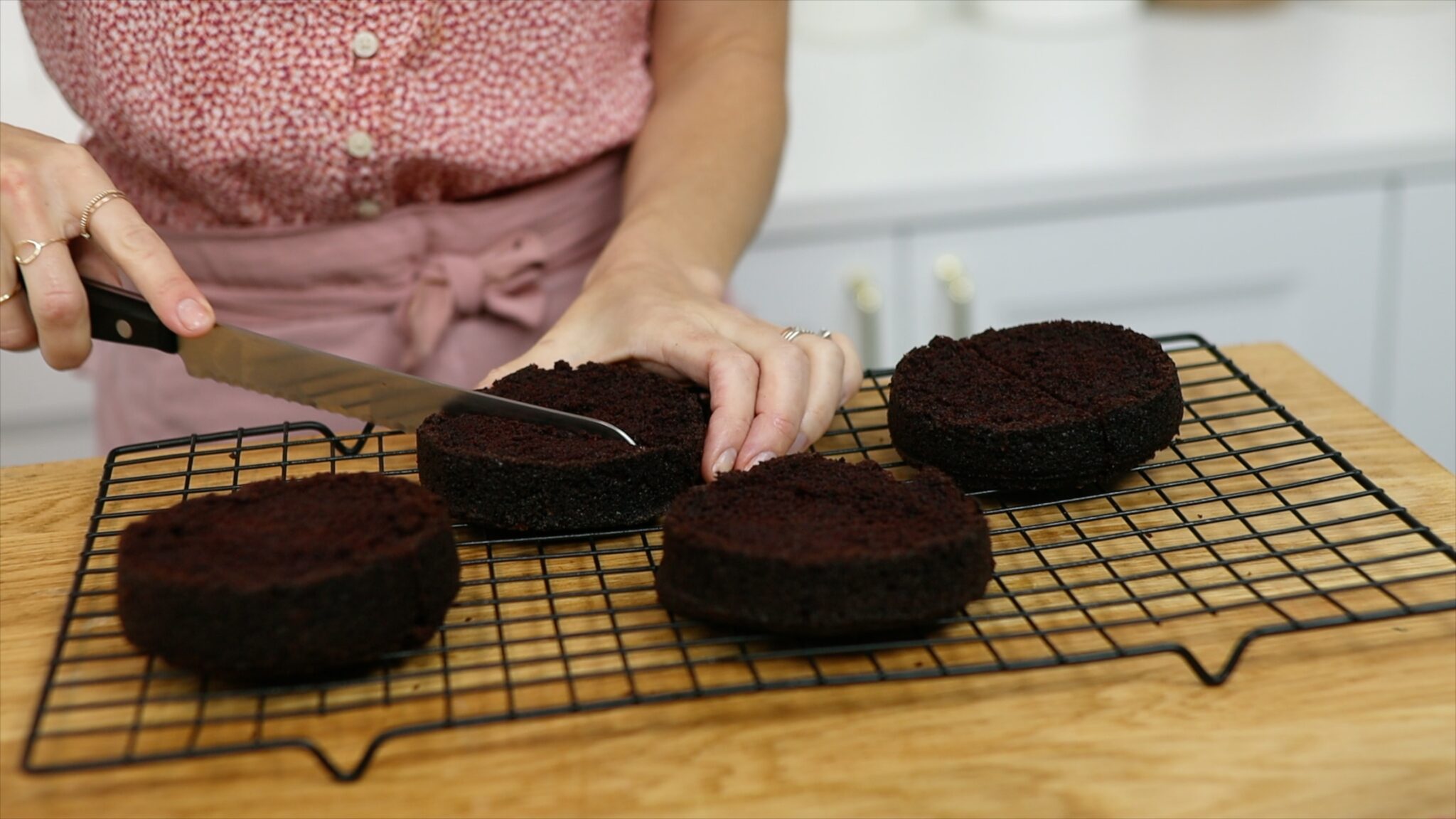How to Make a Heart Cake without a Heart Pan - British Girl Bakes