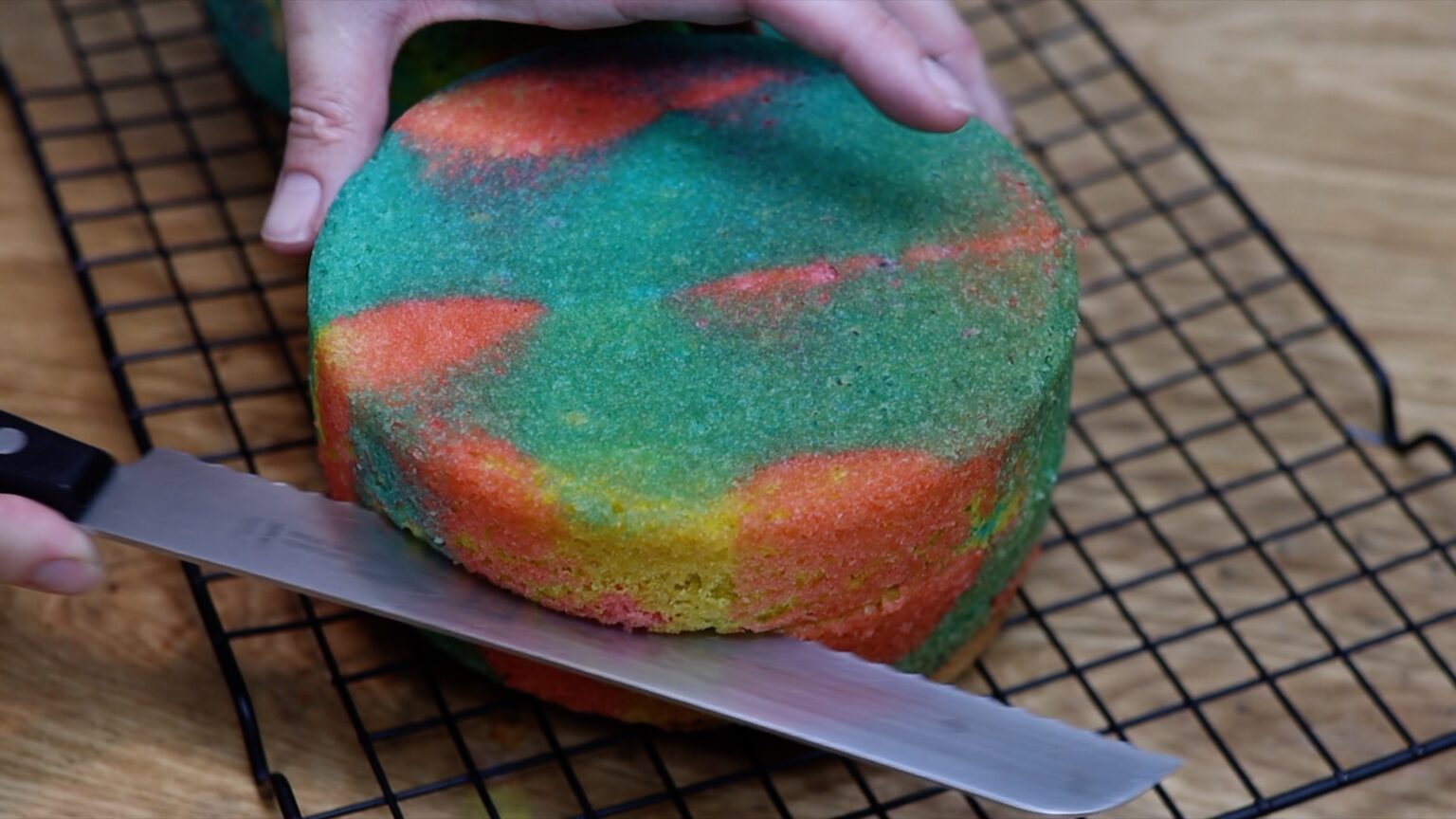 Tie Dye Cake - British Girl Bakes