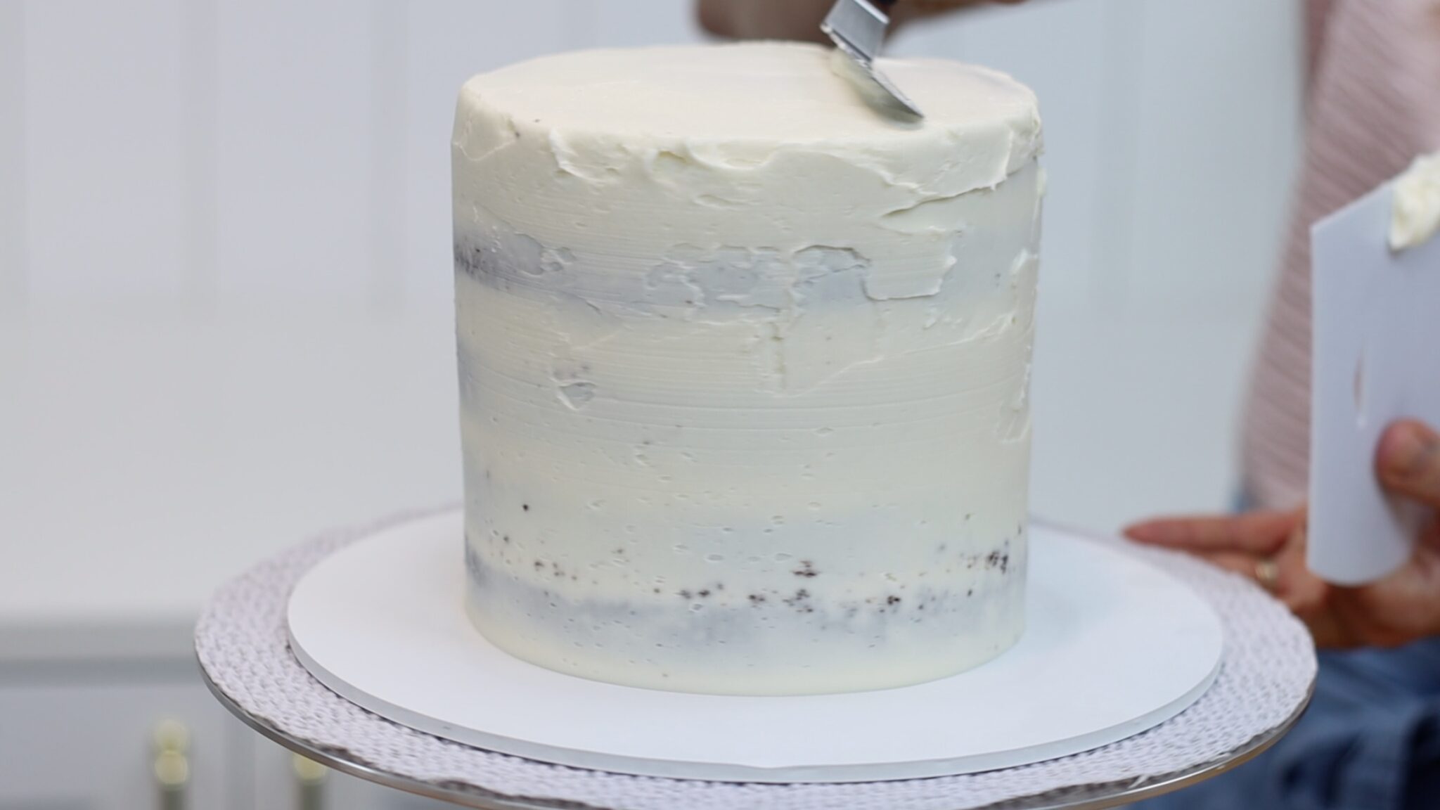 Striped Cake Tutorial - British Girl Bakes