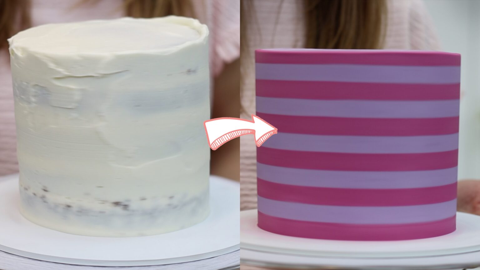 3 Tricks to Fix a Leaning Cake - British Girl Bakes
