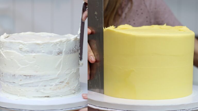 How to Crumb Coat a Cake - British Girl Bakes