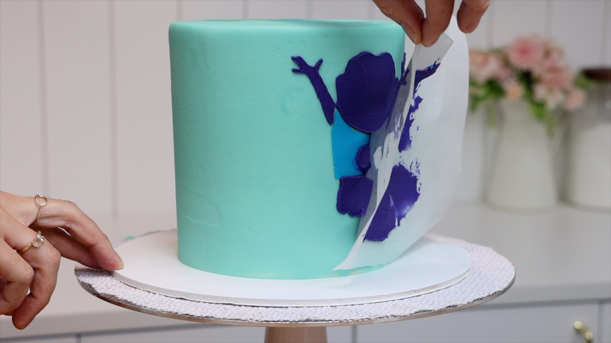 Make Character Cakes with Layered Stencils - British Girl Bakes