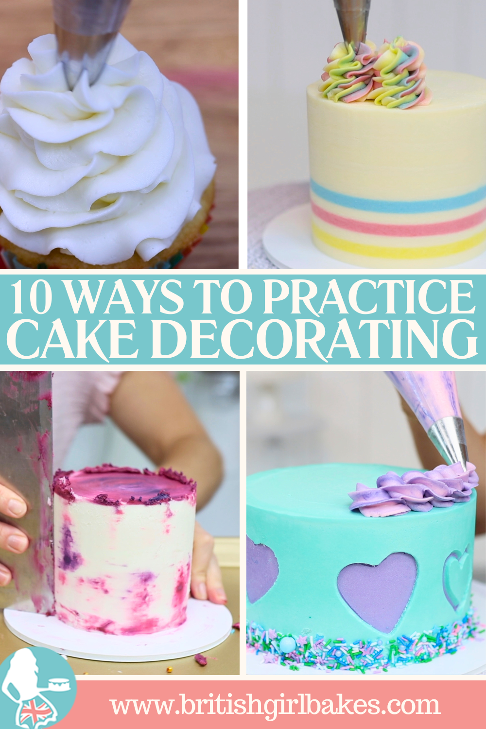 10 Hacks to Practice Cake Decorating - British Girl Bakes