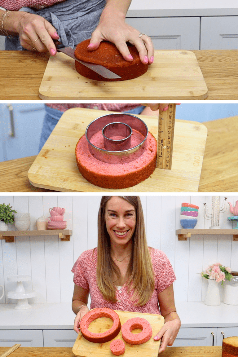 How to Make a Checkerboard Cake - British Girl Bakes