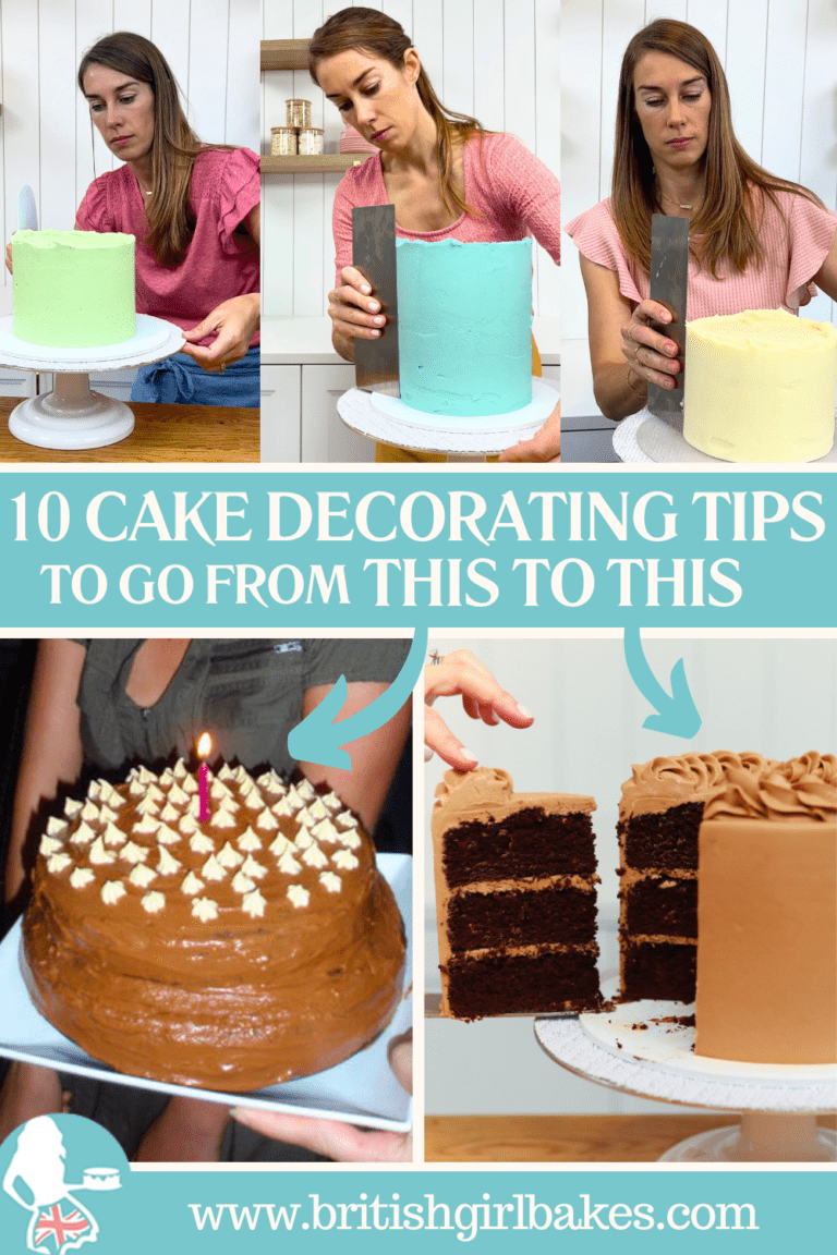 10 Cake Decorating Tips to Improve Your Cakes - British Girl Bakes