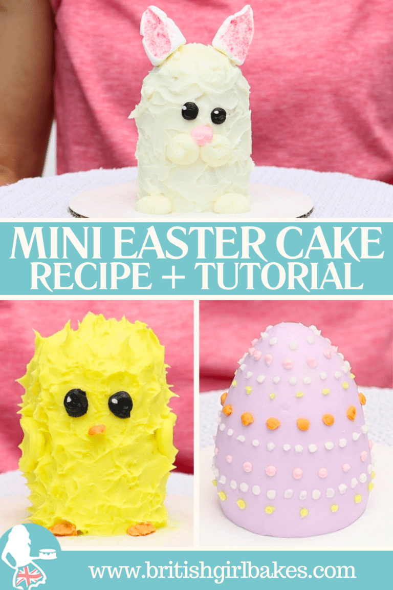 3 Mini Easter Cakes - British Girl Bakes