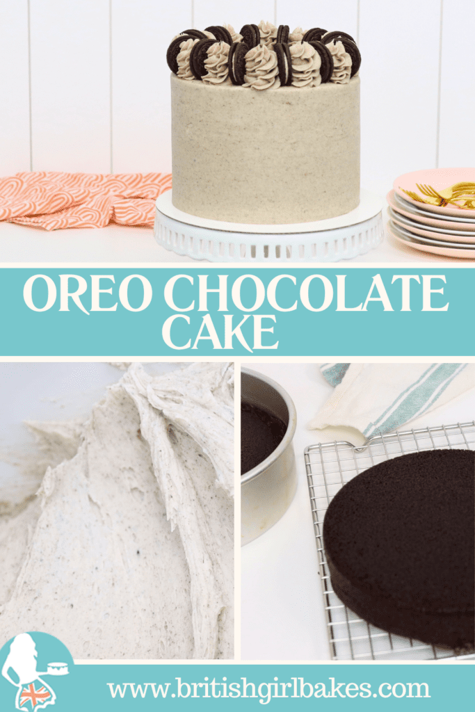 Oreo Chocolate Cake - British Girl Bakes