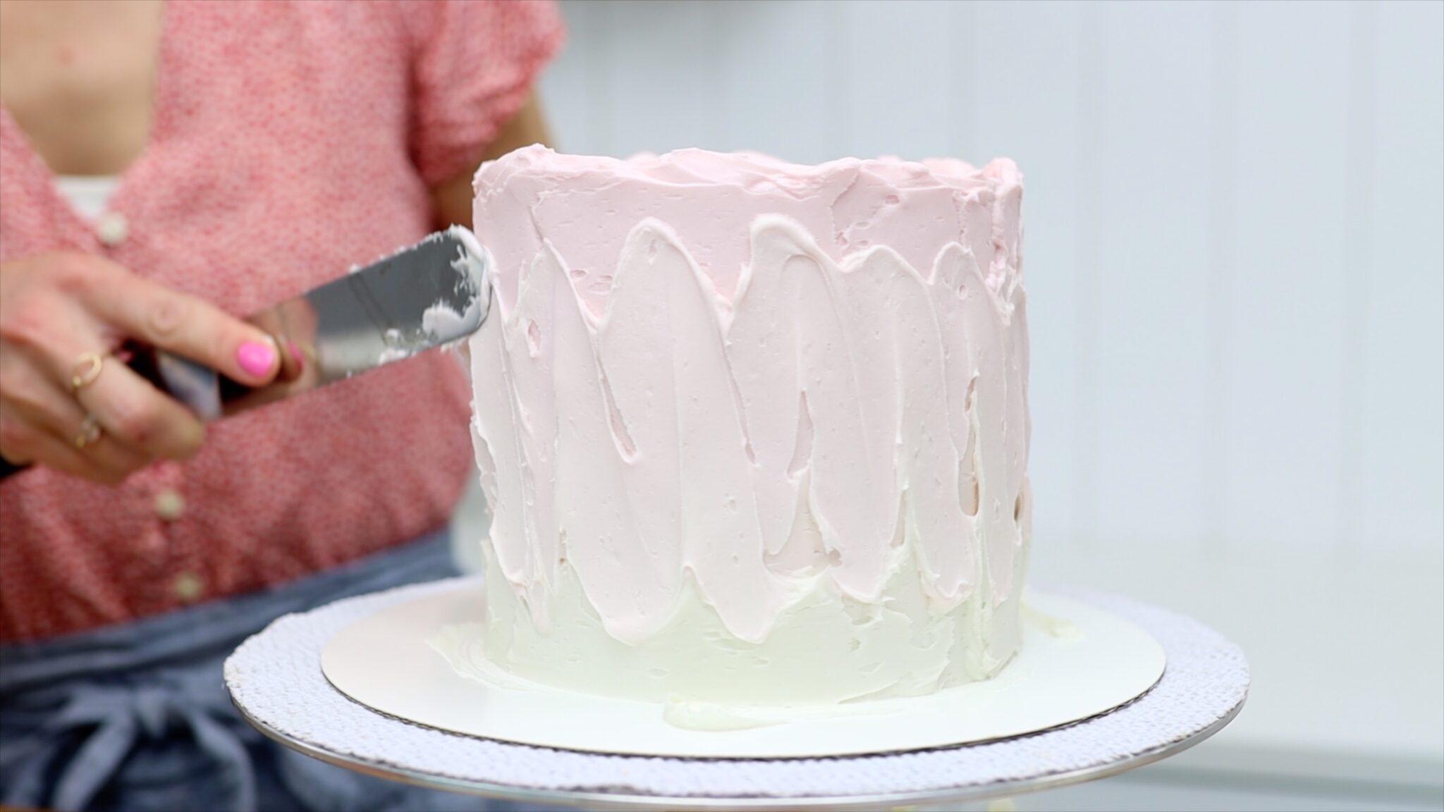 4 Step Ombre Cake - British Girl Bakes