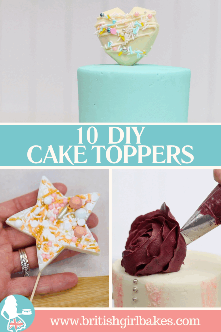 10 Edible DIY Cake Toppers You Can Make at Home - British Girl Bakes
