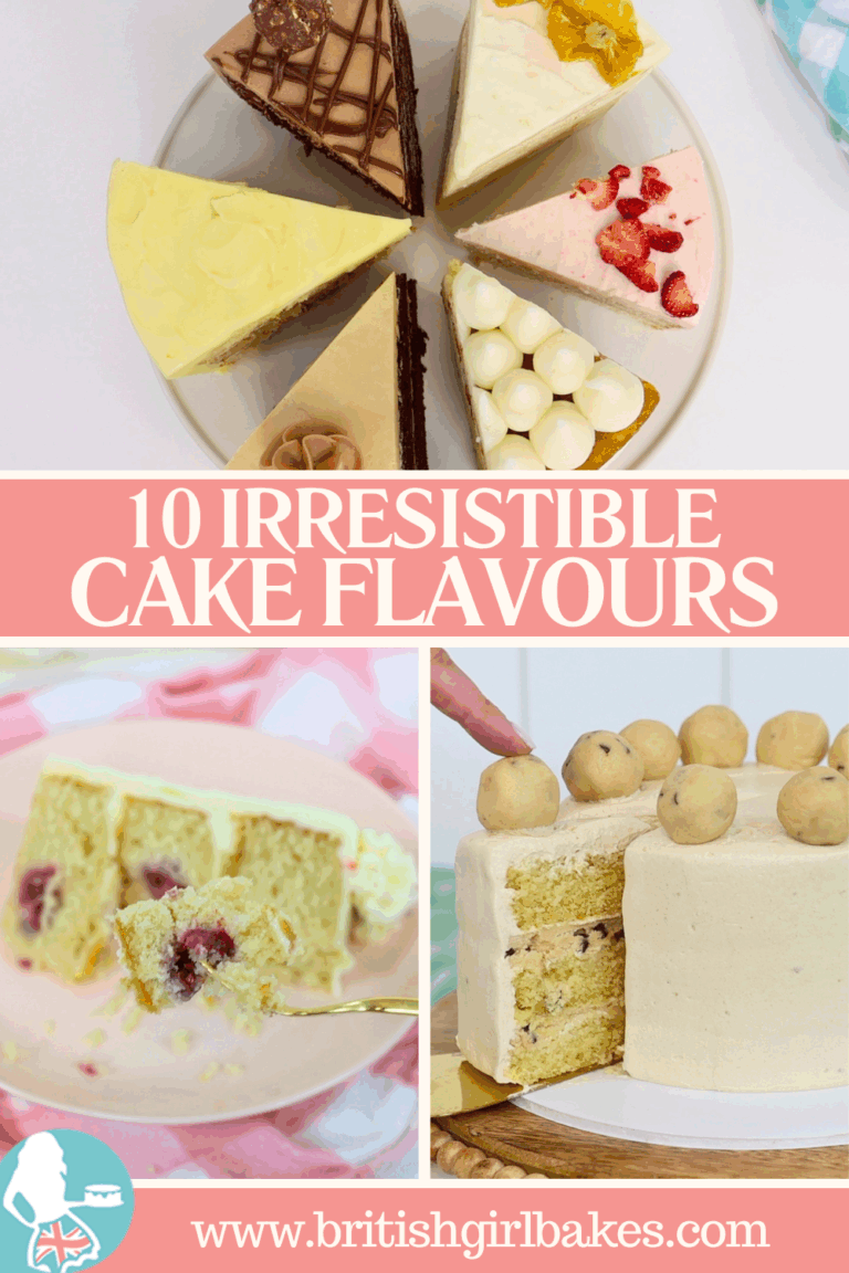 10 Cake Flavour Combinations to Wow! (With Recipes!) - British Girl Bakes