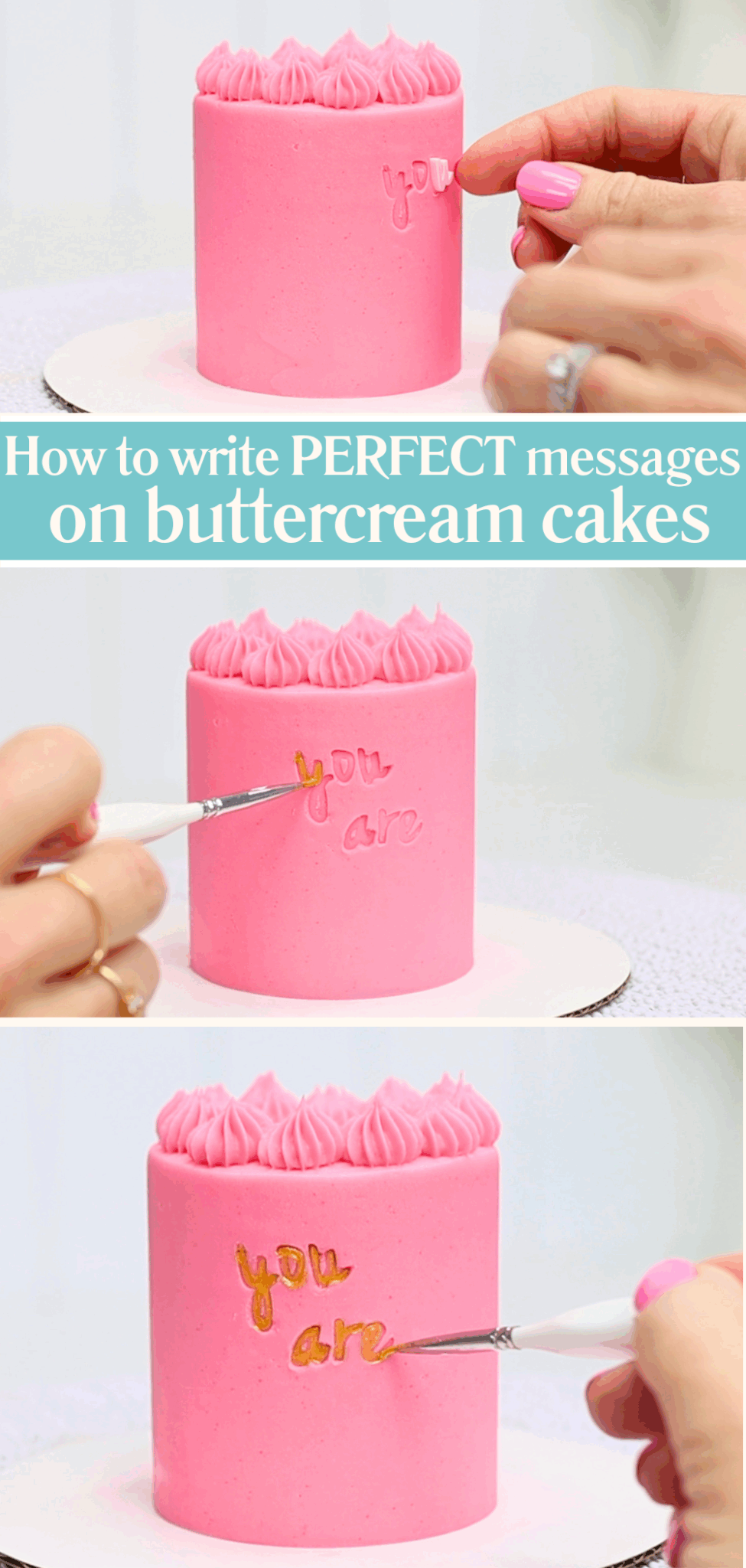 Mini Cake Tutorial: Step by Step Guide for Beginners - British Girl Bakes
